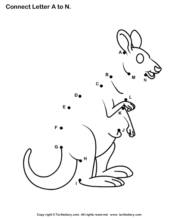 Alphabet (a-z) - connect the dots - TurtleDiary.com