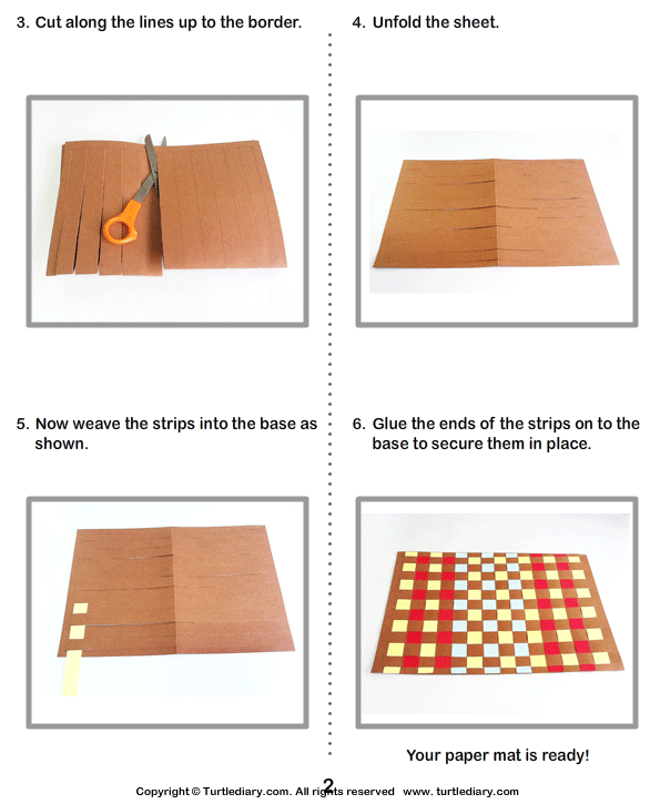 Paper Mat | Turtle Diary Craft