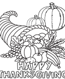 Thanksgiving Coloring Pages - Free Holiday Printables