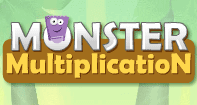 Monster Multiplication - Multiplication Game | Turtle Diary