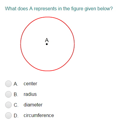 Parts of a Circle | Turtle Diary Quiz