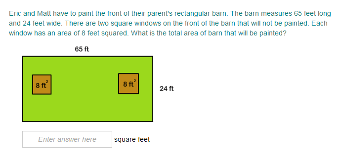 Applications of Area and Perimeter | Turtle Diary Lesson