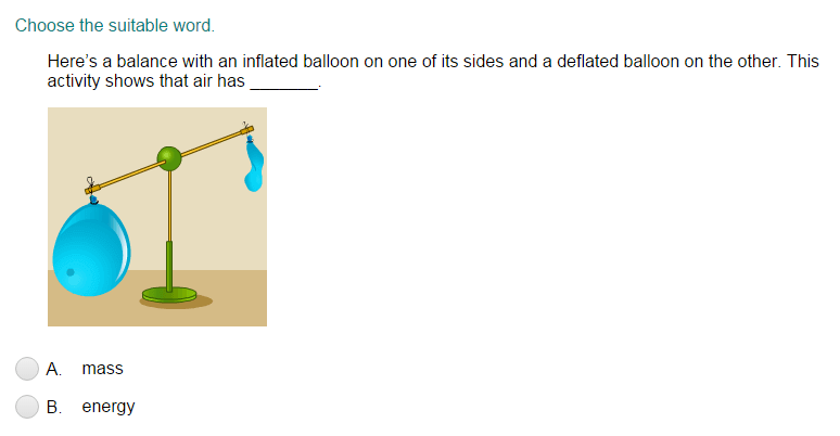 Matter Quizzes | Turtle Diary