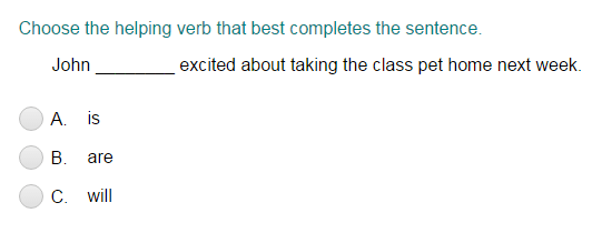 Completing the Sentence with the Correct Helping Verb Part 1 | Turtle ...